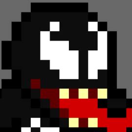 Pixelated Venom By Meltedmarshmallows On Newgrounds