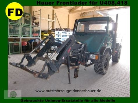 Mercedes Benz Hauer Frontlader Für Unimog 408418 Mit Konsolen Unimog