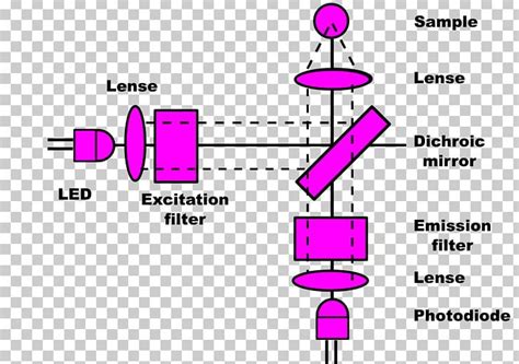 Filter Fluorometer Light Fluorescence Dichroic Filter Png Clipart Angle Area Circle Diagram