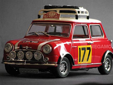 118 Kyosho Morris Mini Cooper 1275s 1967 Rally Red 177