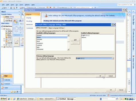 Changing Text Email Display Direction In Outlook
