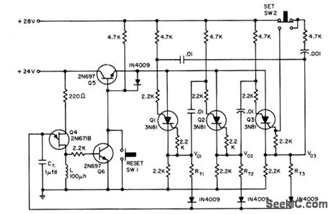 VARIABLE TIMING RING COUNTER Measuring And Test Circuit Circuit Diagram SeekIC Com