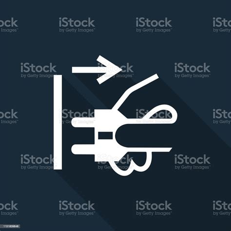 Ppe 아이콘 전기 콘센트에서 전원 플러그를 분리 합니다 기호 기호 검정색 배경에 분리 벡터 일러스트 레이 션 감정에 대한 스톡