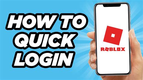 How To Quick Login On Roblox Easy Tutorial 2025 Youtube