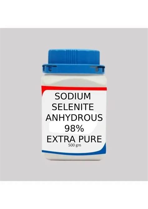 Sodium Selenite Anhydrous 98 Extra Pure Packaging Type Container Packaging Size 1000 Gram