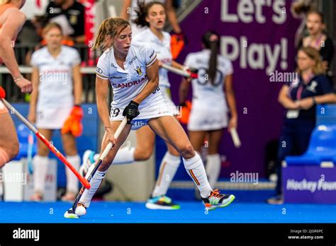 Amstelveen Netherlands July 12 Barbara Nelen Of Belgium During The Fih Hockey Womens World