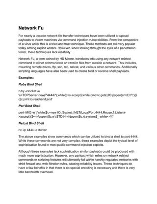 Black Hat Bannedit Advanced Command Injection Exploitation Wp PDF Operating Systems