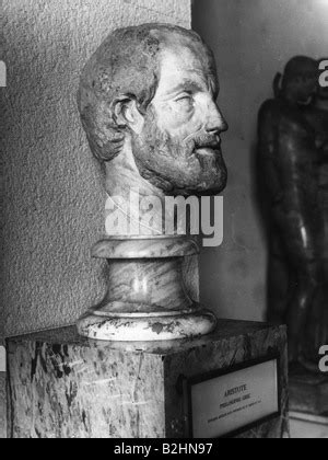 Marble Bust Of Aristotle Ancient Greek Philosopher Photography From