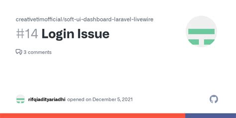 Login Issue · Issue 14 · Creativetimofficialsoft Ui Dashboard Laravel Livewire · Github