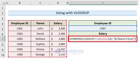 How To Use Iferror Function In Excel 4 Practical Examples