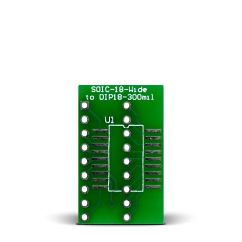 SOIC 18 Wide To DIP18 300mil Adapter