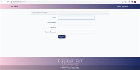 Blog Website Using Php Laravel Mysql مستقل