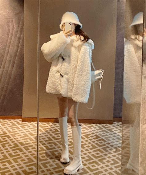 3온스누빔안감보온성대박 뽀글이 떡볶이 코트 에이블리