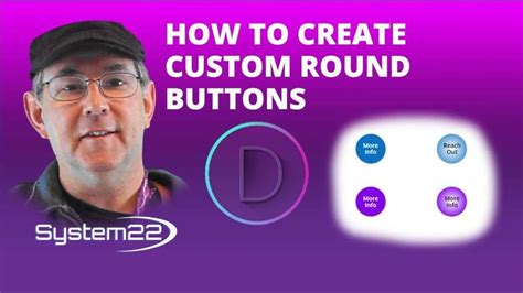 Divi Theme How To Create Custom Round Buttons Round Button Custom Divi Theme