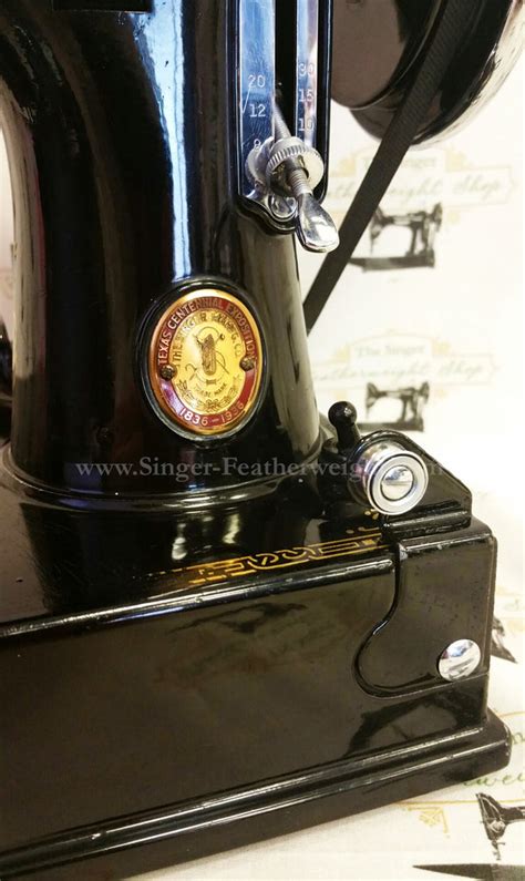 Singer Featherweight Texas Centennial 1936 The Singer Featherweight