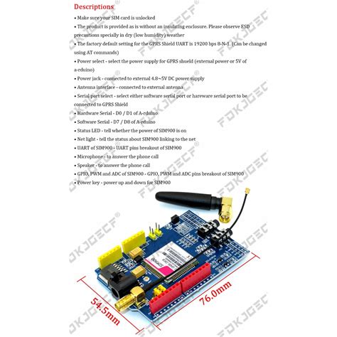 SIM900A SIM900 V4 0 GPRS GSM Shield Development Board Quad Band Module For Arduino Compatible