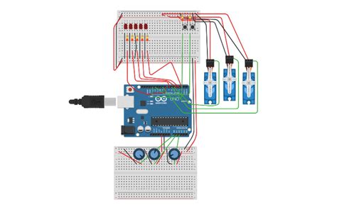Circuit Design Desk Bot Code Tinkercad
