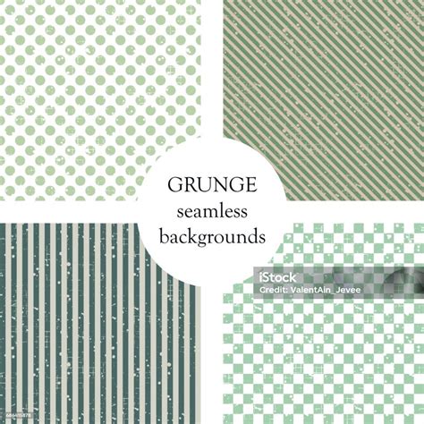 원활한 벡터 패턴의 집합입니다 점 사각형 대각선 수직 라인 기하학적 배경 교육 생 균열 및 Ambrosia Grunge