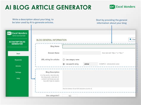 Ai Blog Article Generator Excel Template Create Seo Optimized Blog Content Easily With Chatgpt