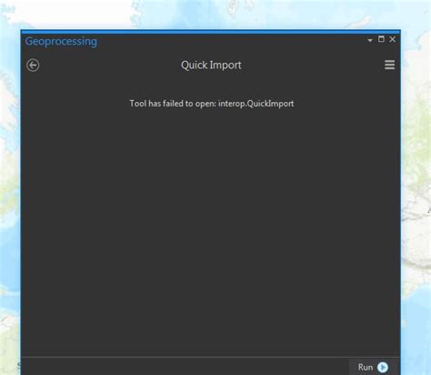 Tool Has Failed To Open Error In Arcgis Pro Esri Community
