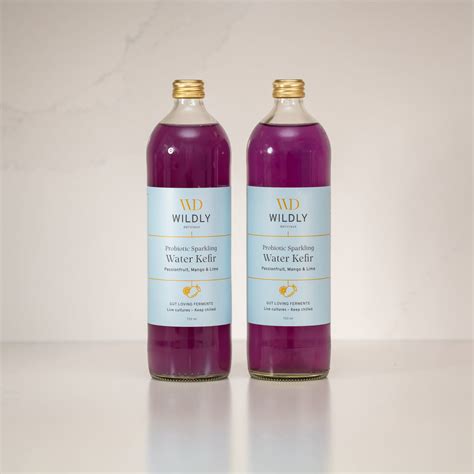 Water Kefir Passionfruit Mango And Lime Wildly