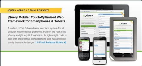 finalmente la versión final de jquery mobile ha llegado