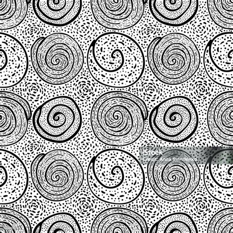 추상 낙서 손 그린 스크롤링 스케치 카오스 낙서 원활한 패턴 0명에 대한 스톡 벡터 아트 및 기타 이미지 0명 낙서 드로잉
