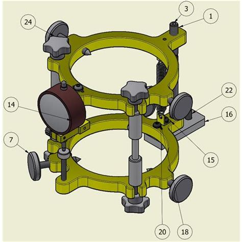Compressometer Axial Assembly 100 X 200 Cylinders Material Civil Test Equipment