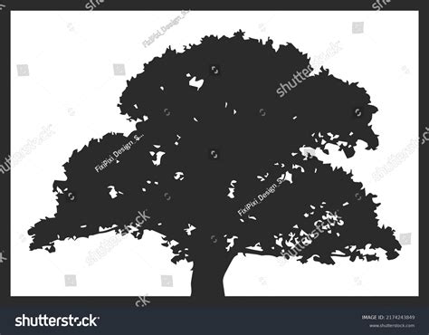 Big Tree Icon Tree Symbol Vector Stock Vector Royalty Free Shutterstock