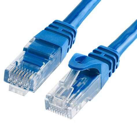 3ft Cat6 Ethernet Cable Blue 10gbps Rj45 Lan 550 Mhz Utp Network