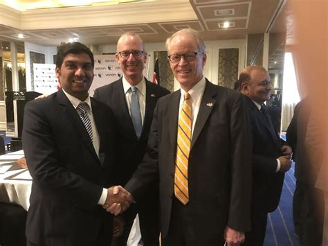 With Dow Wilson Former Ceo Of Varian Medical Systems At Nairobi Kenya Santosh Devaraj