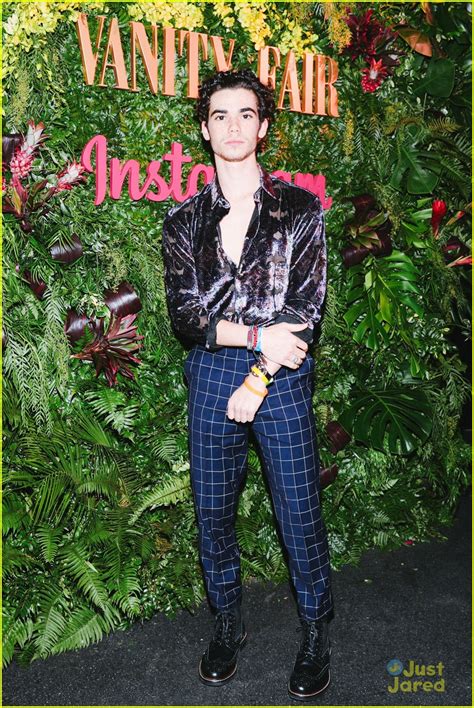 Full Sized Photo Of Dove Cameron Cameron Boyce Gregg Sulkin Vanity Fair Globes Party