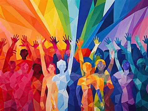 Premium Ai Image Digital Illustration Artwork Of Unity Between Two Girls Woman Lgbt Concept