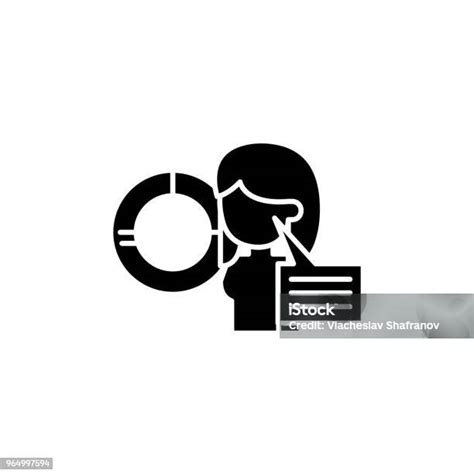 다이어그램 블랙 아이콘 개념의 설명입니다 다이어그램 평면 벡터 기호 기호 그림의 설명 감소에 대한 스톡 벡터 아트 및 기타 이미지 Istock