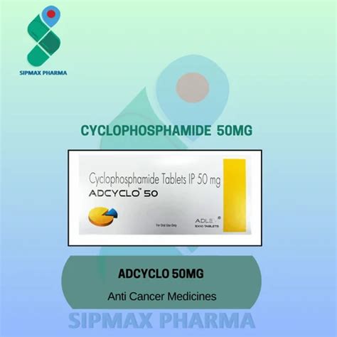 Cyclophosphamide 50mg Tablet At ₹ 101 Stripe Cyclophosphamide Tablet In Vadodara Id