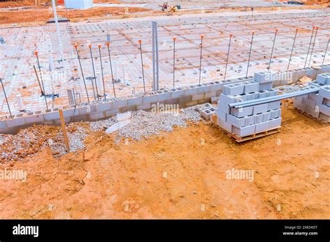 As Of Now Concrete Is Ready To Be Poured On Top Reinforcement Metal Framework To Form