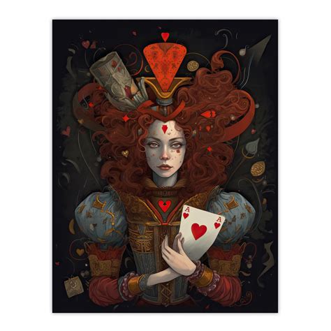 Alice In Wonderland Queen Of Hearts Whimsical Magical Adventure