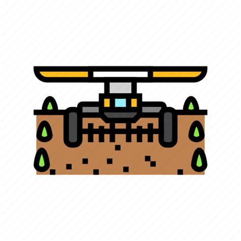 Weeding Robot Harvests Automation Agriculture Technology Icon Download On Iconfinder