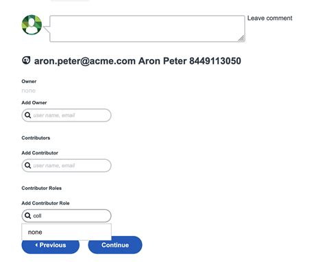 unable to assign non admin users roles in contributors step nerm
