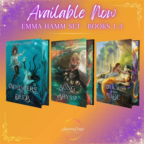 Emma Hamm Deep Waters Set Books 1 3 Aurora Crate Book Box