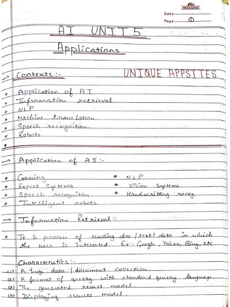 Unique Appsites Unit 5 Artificial Intelligence Ai Kcs071 Full Explanation Notes Pdf