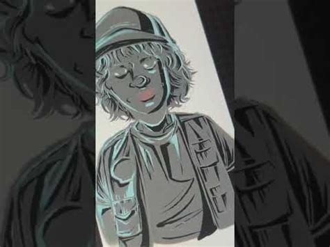 Stranger Things Dustin digital caricature drawing 怪奇物語電繪Q版 shorts dra Stranger things