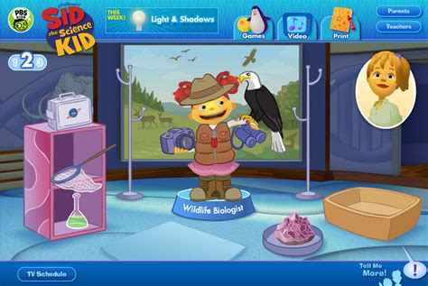 Website Sid The Science Kid FableVision Studios