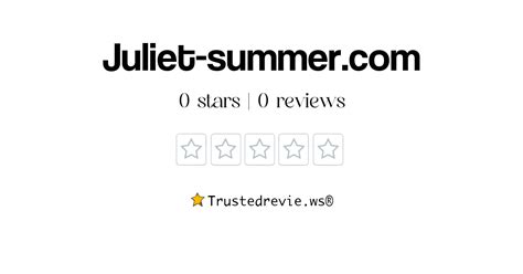 Juliet Summer Com Review Legit Or Scam New Reviews