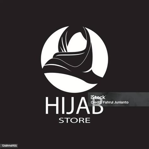 여성 히잡 양식에 일치시키는 로고 벡터 일러스트레이션 0명에 대한 스톡 벡터 아트 및 기타 이미지 0명 니캅 단정한 의류 Istock