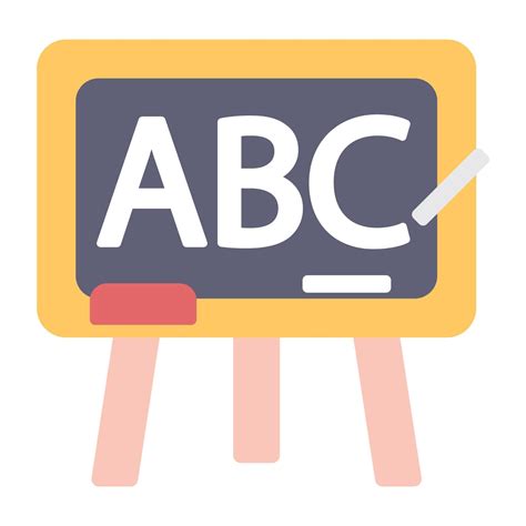 Abc Class Icon Primary Education Concept Vector 10289122 Vector Art At Vecteezy