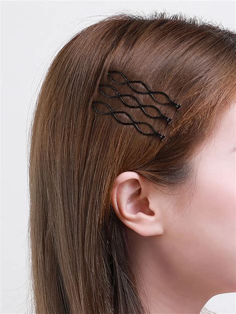 머리 장식 없는 뒷머리 클립 앞머리 심플한 그물 빨간 머리 옆머리 단어 클립 여성 12 벌 Aliexpress