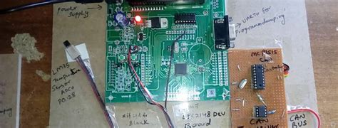 Temperature Monitoring And Control Systems With CAN Bus Using ARM7