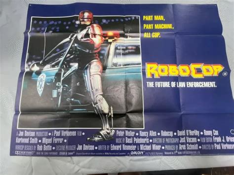 Robocop Original Cinema Quad Poster 40x30 Rare £24500 Picclick Uk