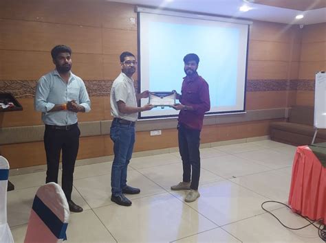 reetesh kumar tiwari on linkedin training program done in bhopal